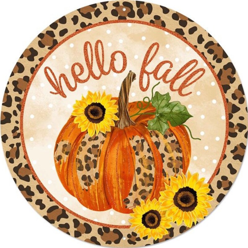 Round Fall Signs - Etsy