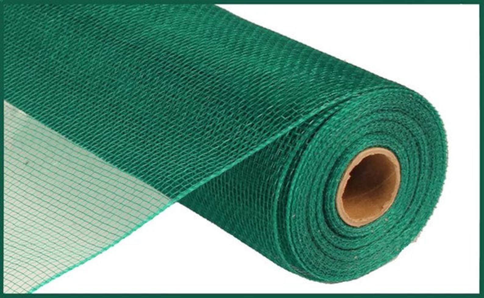 Emerald Green Deco Mesh, 10 Inch Emerald Green Deco Mesh, Deco Mesh ...