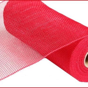 Red Deco Mesh, 10 in Deco Mesh Rolls, Red Deco Mesh Rolls, Christmas ...
