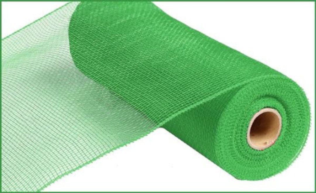 Lime Green Deco Mesh, 10 Inch Deco Mesh Rolls, Deco Mesh, Green Mesh ...