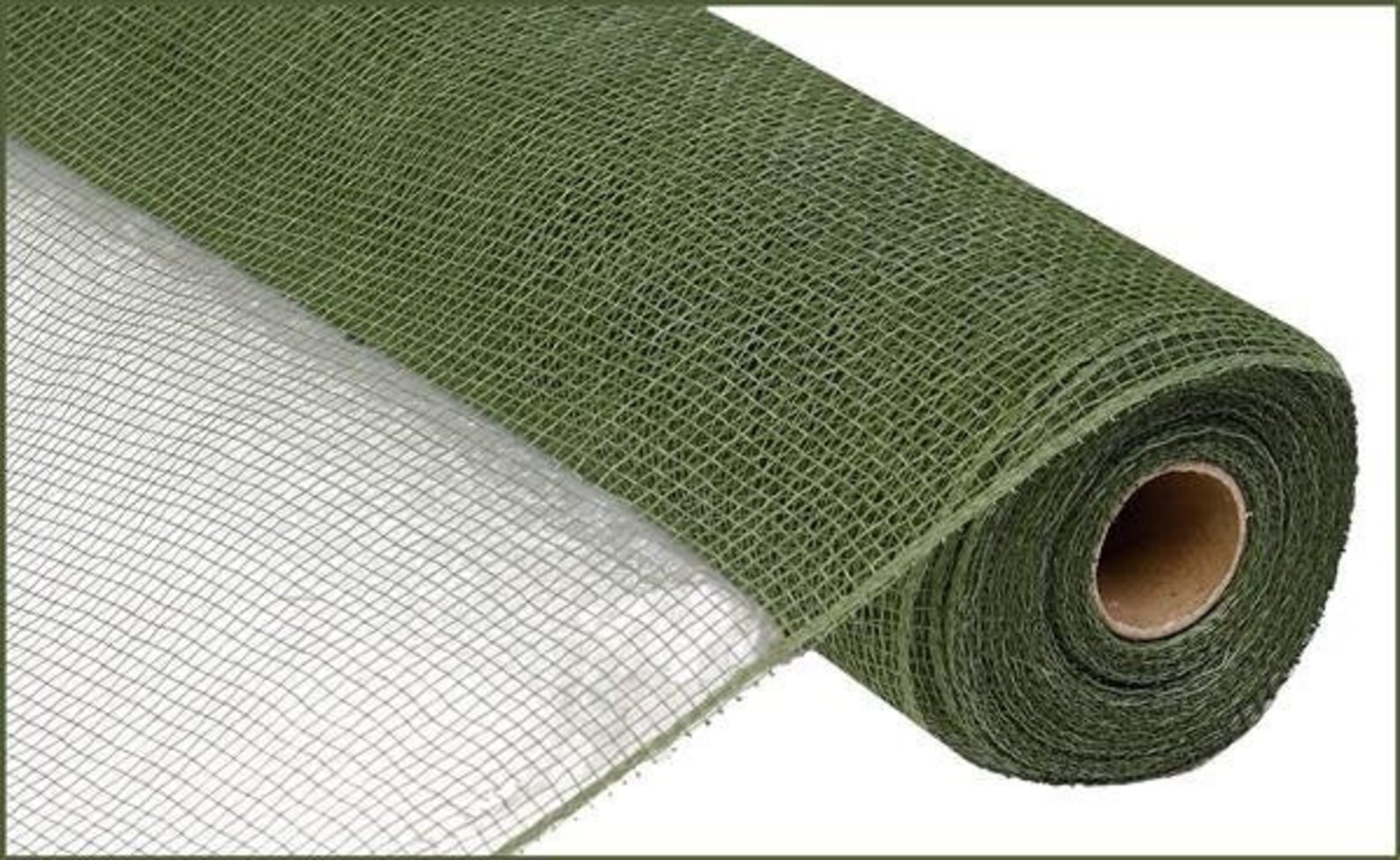 Moss Green Deco Mesh Roll, 21 Inch Moss Green Mesh, Fall Mesh, Green ...