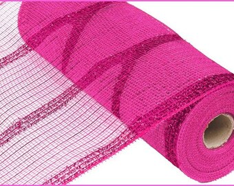 Pink Deco Mesh - Etsy