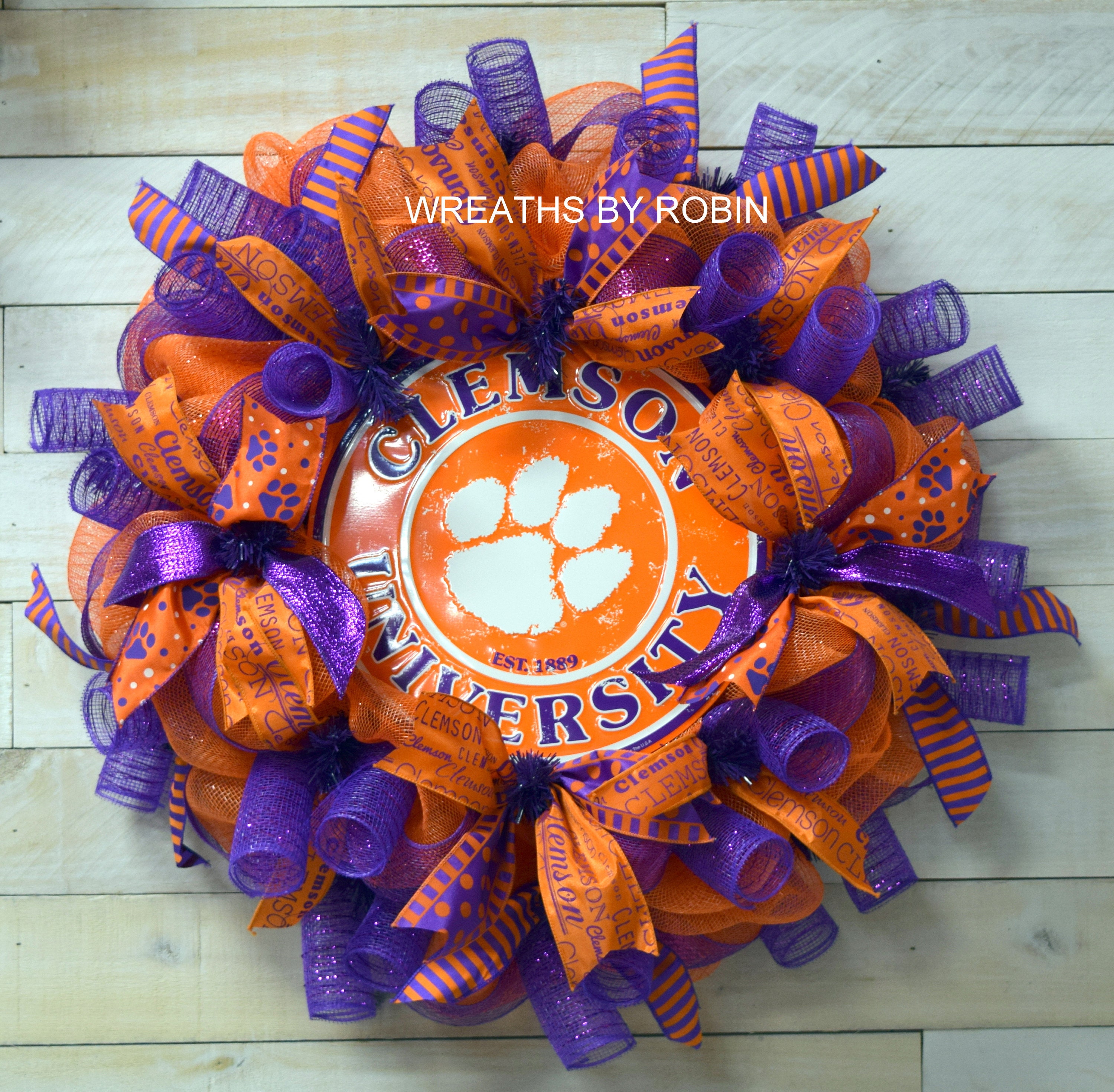 Clemson Wreaths