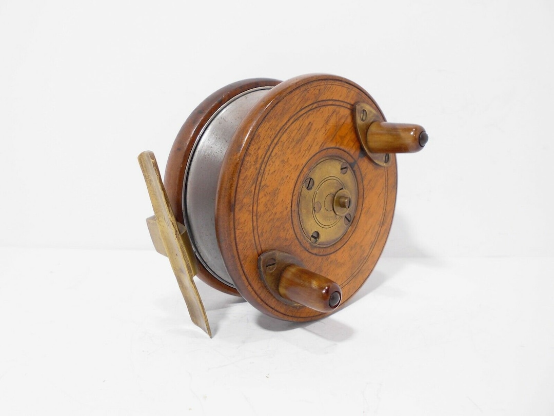 Vintage David Slater 4" Nottingham Centrepin Wood and Brass Starback ...