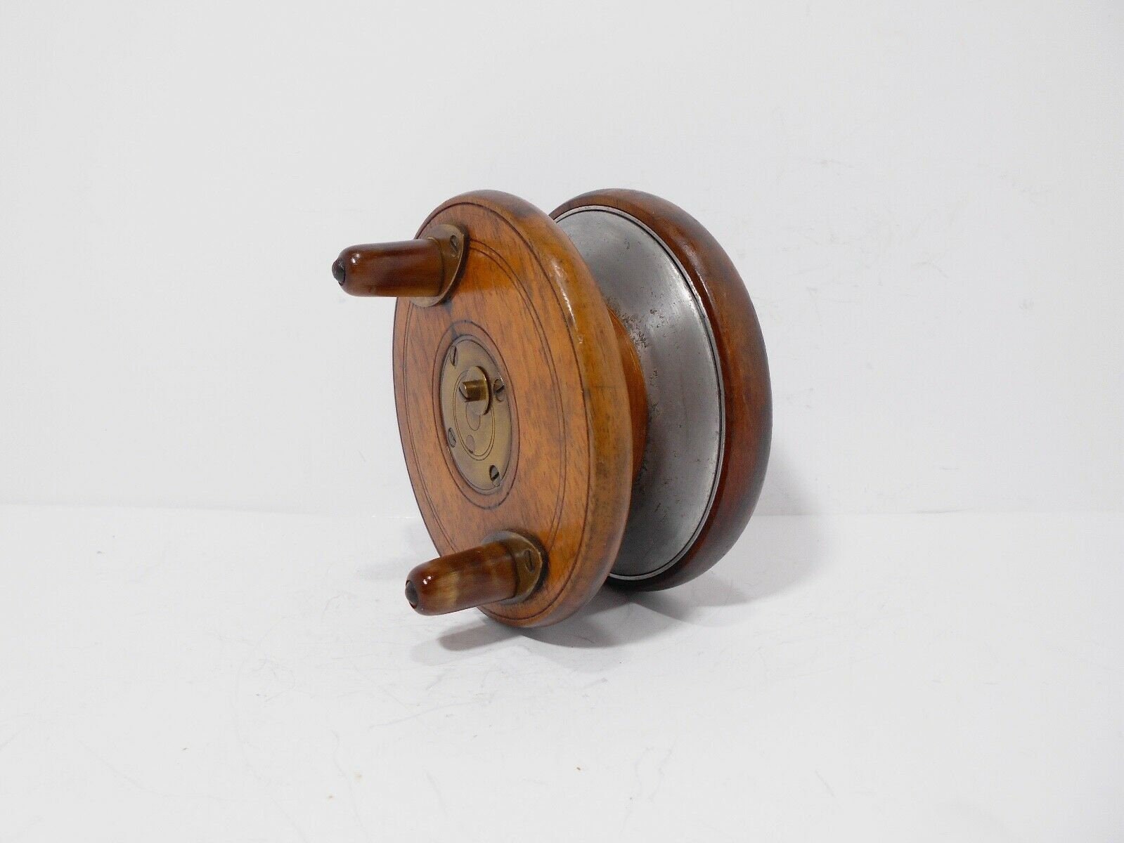 Vintage David Slater 4" Nottingham Centrepin Wood and Brass Starback ...