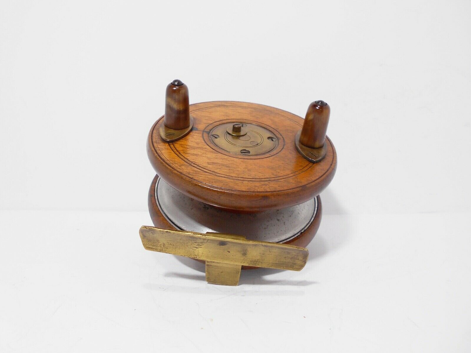 Vintage David Slater 4 Nottingham Centrepin Wood and Brass Starback ...