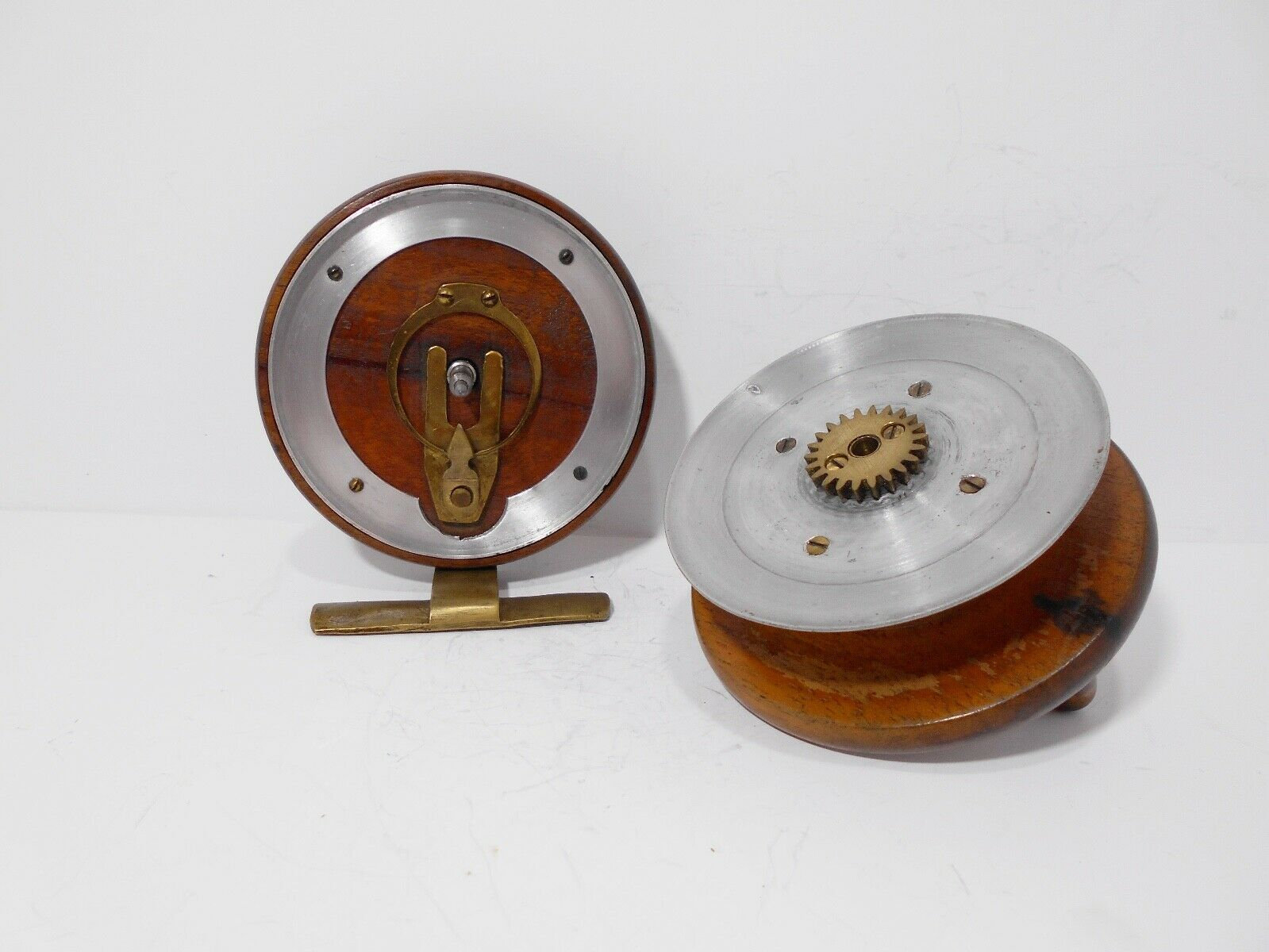 Vintage David Slater 4" Nottingham Centrepin Wood and Brass Starback ...