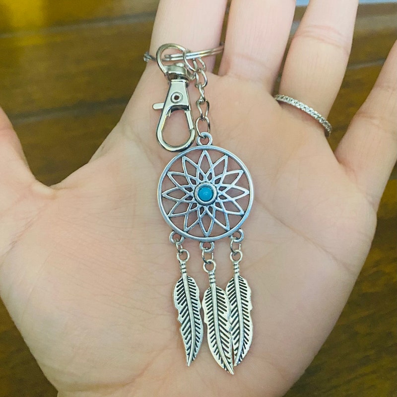 Dream Catcher Keychain - Etsy