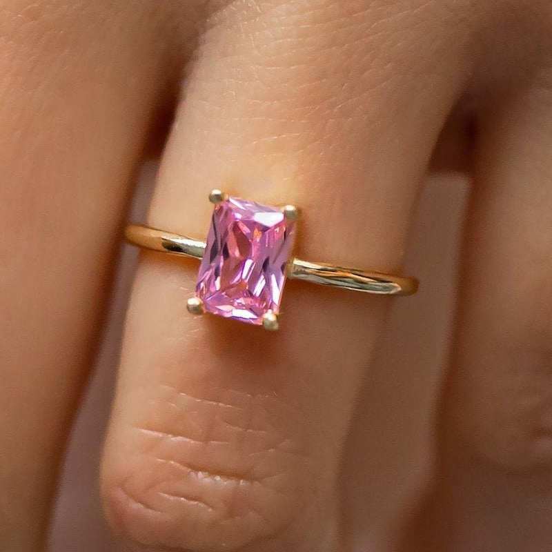 June Birthstone Ring - Etsy