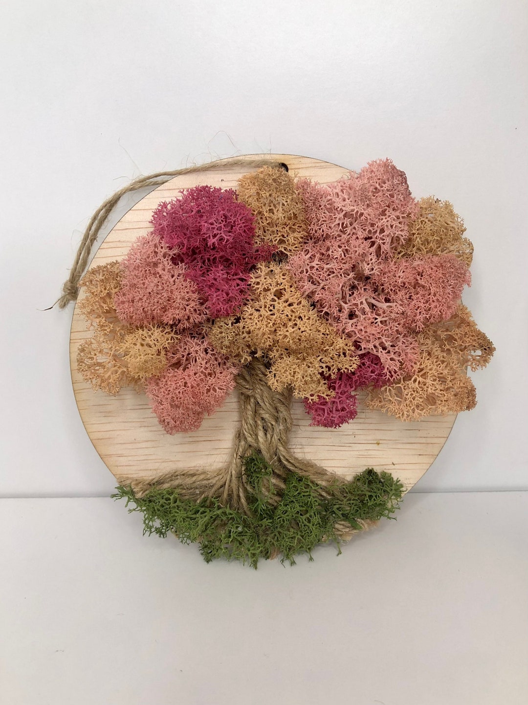 Tree Moss Wall Art, Moss Tree of Life, Preserved Moss Decoration, Moss ...