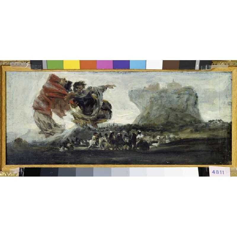 Museum Quality Canvas or Print for Framing, Asmódea Francisco De Goya ...