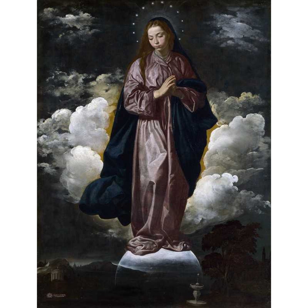 Museum Quality Canvas or Print for Framing, the Immaculate Conception ...
