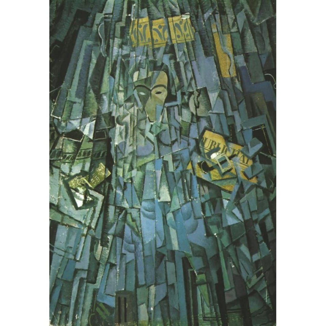 Cubist Self-portrait With Cubist Self-portrait With La - Etsy