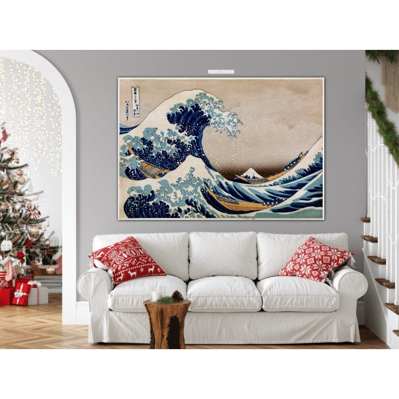 The Great Wave off Kanagawa Katsushika Hokusai - Etsy