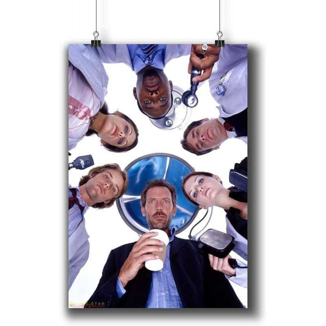 Poster or Framed Print Dr Doctor House M D Tv Series - Etsy