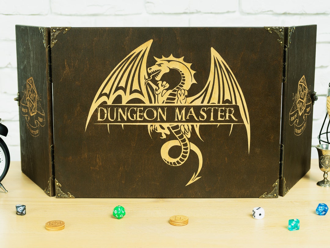 Dm Screen Magnetic Dungeon Master Screen Wood Dnd Dm Screen - Etsy