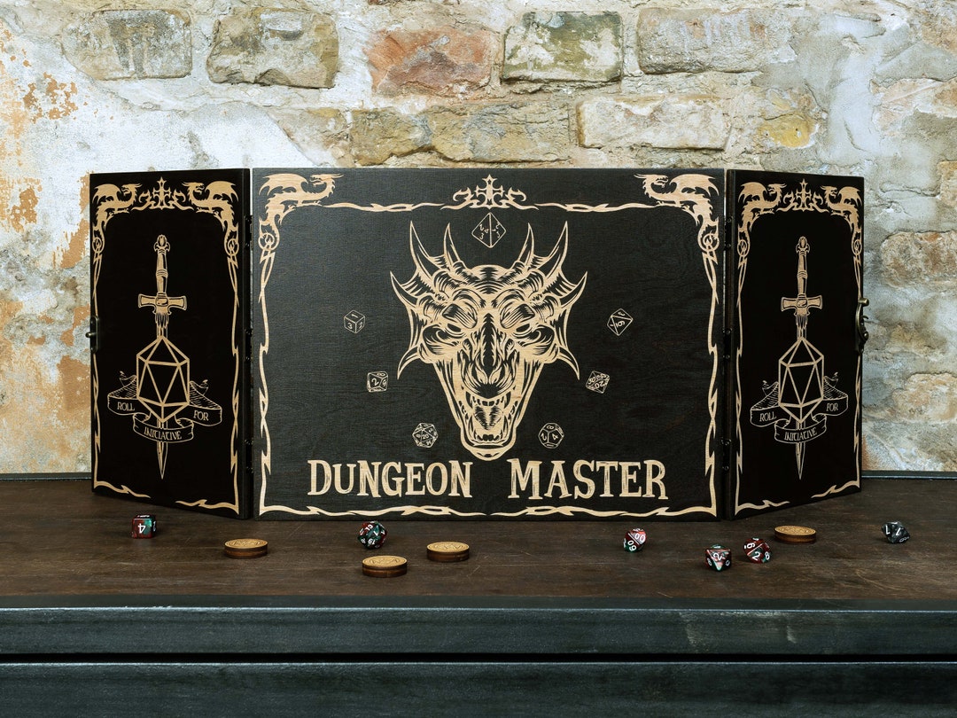 Dungeon Master Screen, Dm Screen Wood Magnetic, Game Master Screen, Dnd ...