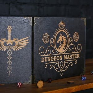 Dm Screen Dnd, Dungeon Master Screen Magnetic Wood, Custom Dm Screen ...