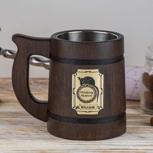 Winking Skeever Mug, Winking Skeever Tavern Personalized Gifts for Him ...