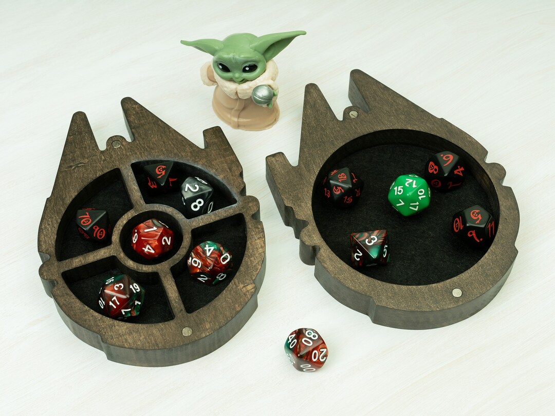 Dnd Dice Box Wood, Dnd Dice Case Personalized, LOTR Dice Vault, Dice ...