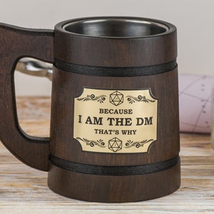 Dungeons and Dragons, Dungeon Master Personalized Mug, I Am DM That's ...