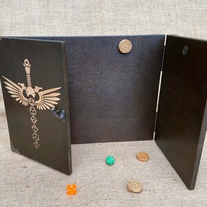 Dm Screen Dnd Dungeon Master Screen Magnetic Wood Custom Dm - Etsy