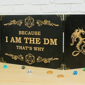 Dm Screen, Dungeon Master Screen Magnetic Wood, Dnd Dm Screen ...