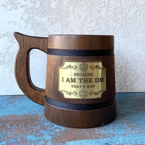 Dungeons and Dragons Dungeon Master Personalized Mug I Am DM - Etsy