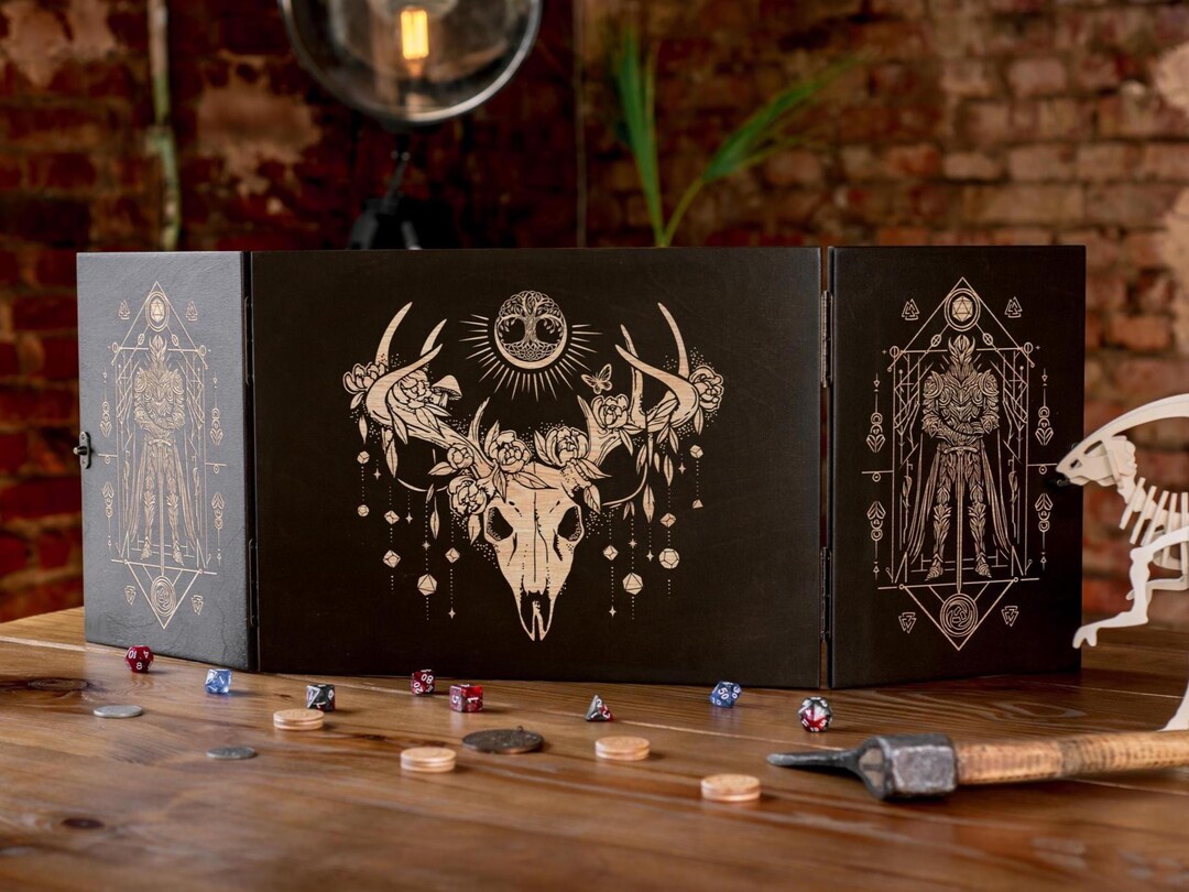 Unique DM Screen, Dungeon Master Screen With Initiative Trackers, Game ...