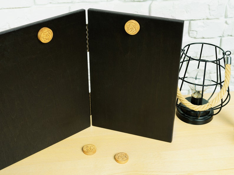 Dm Screen Dnd Dungeon Master Screen Magnetic Wood Custom Dm - Etsy