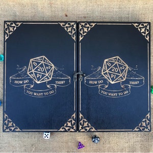 Dungeon Master Screen, Dm Screen Magnetic Wood, Dnd Dm Screen Wooden ...
