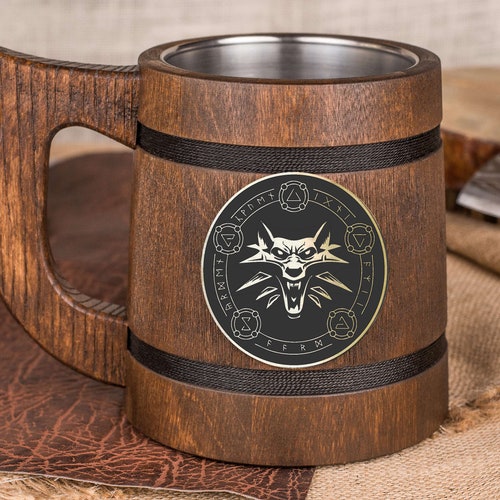Witcher Mug Geralt Medallion Personalized Gift Witcher - Etsy
