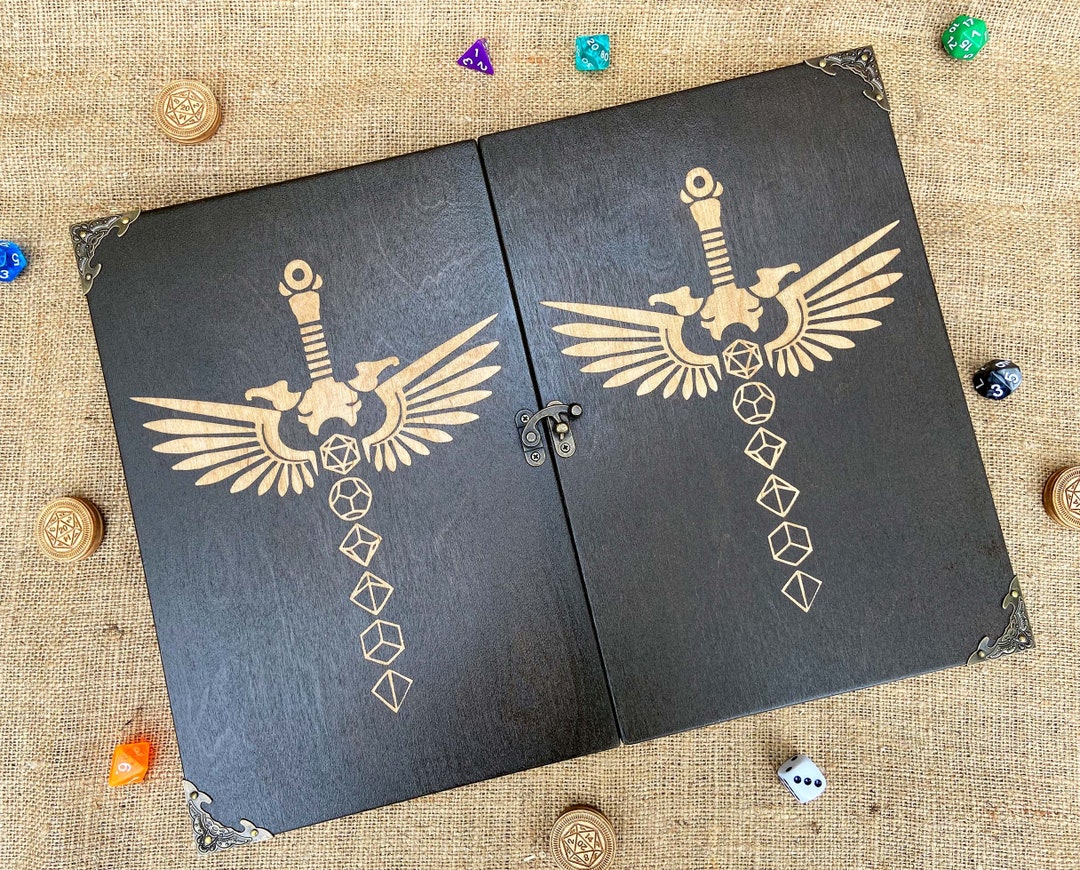 Dm Screen Dnd Dungeon Master Screen Magnetic Wood Custom Dm - Etsy