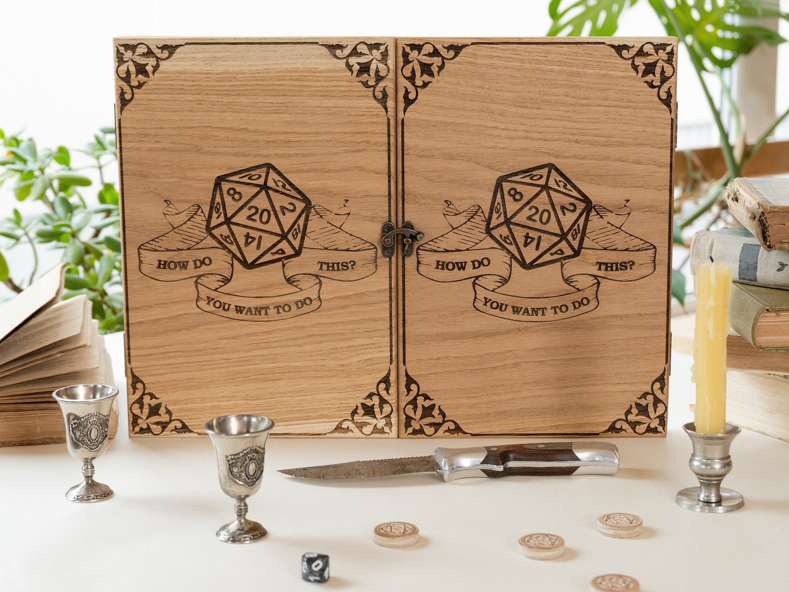 DM Screen Magnetic Dungeon Master Screen Wood Dnd Dm Screen | Etsy