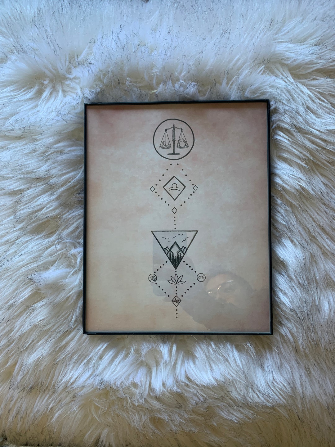 Libra Zodiac Art Print - Etsy