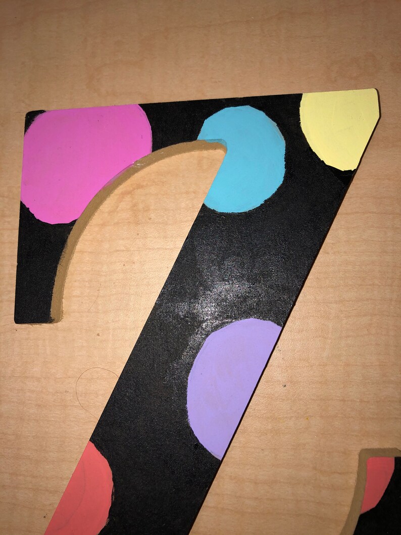 Letter Z: Polka Dots - Etsy