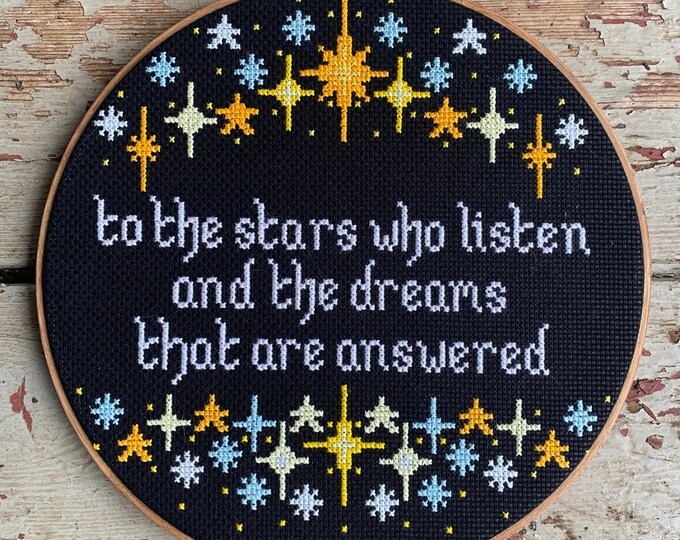 Night Court Insignia Cross Stitch Pattern PDF A Court of - Etsy Australia