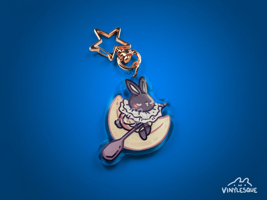 Moon Rabbit Ragnarok Online Mobile RO M Acrylic Charm Phone Deco Star ...