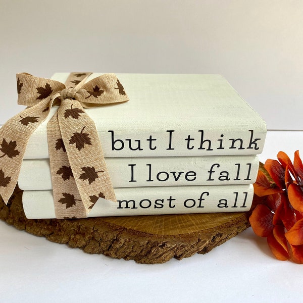 Fall Book Stack - Etsy