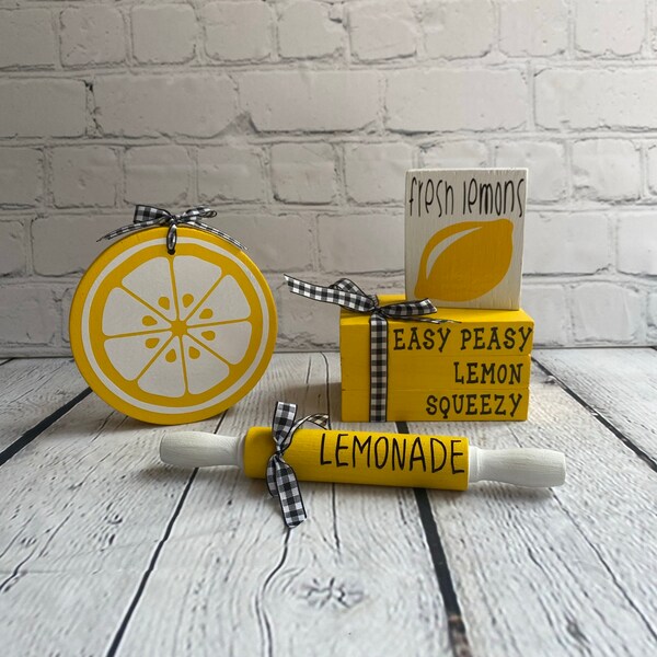 Lemon Mini Rolling Pin - Etsy