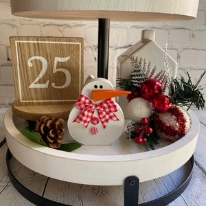 MINI Snowman Christmas Cut Out, Cut Out Snowman, Mini Snowman Tiered ...