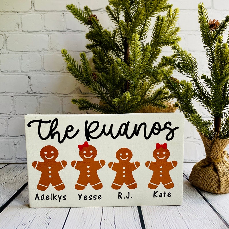 Gingerbread Family - Etsy