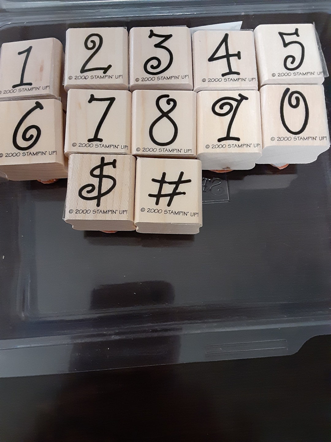 Stampin up Rubber Stamp Set Alphabet Appeal Numbers - Etsy