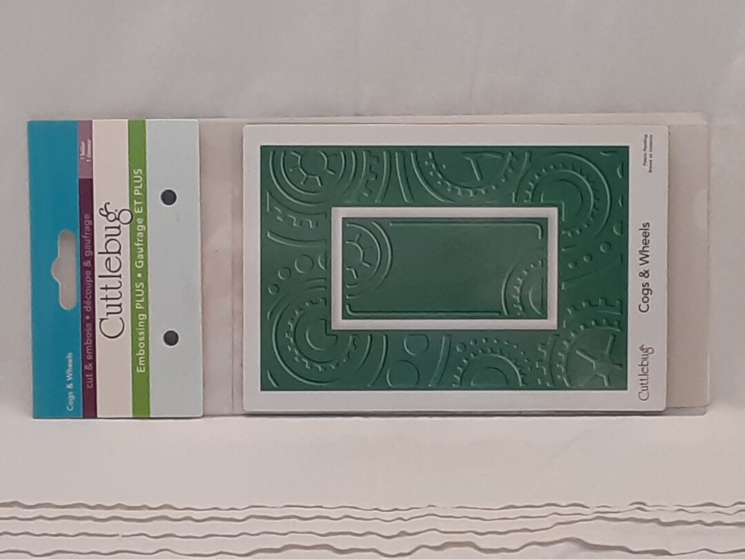 Cuttlebug Provo Craft Embossing Plus; Cogs & Wheels; 2000617 - Etsy