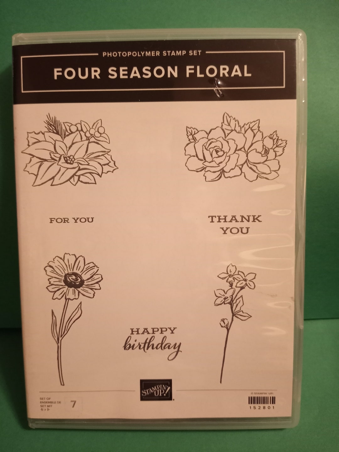 Stampin up Photopolymer Stamp Set; Four Season Floral - Etsy