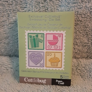 Provo Craft Cuttlebug Die 5 Piece Celebration Stamps - Etsy