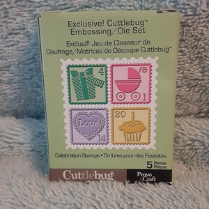 Provo Craft Cuttlebug Die 5 Piece Celebration Stamps - Etsy