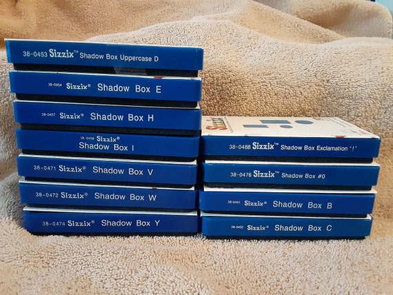 Sizzix Little Die-cutter Shadow Box Choice of Upper Case - Etsy