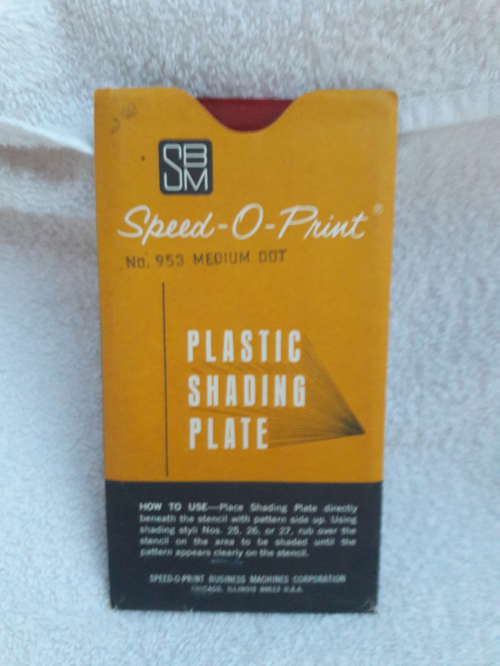 Vintage Speed-O-Print Plastic Shading Plate-Medium Dot | Etsy