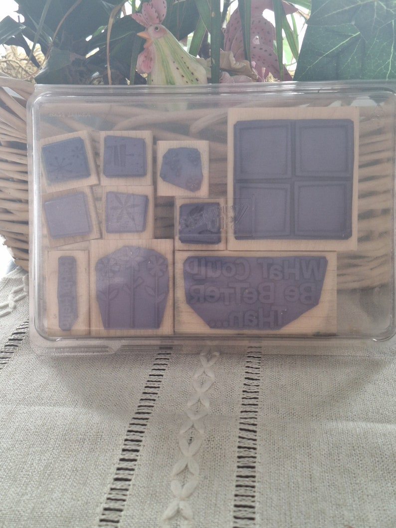 Stampin up Rubber Stamp Set; What Could Be Better Than...; 2004 - Etsy